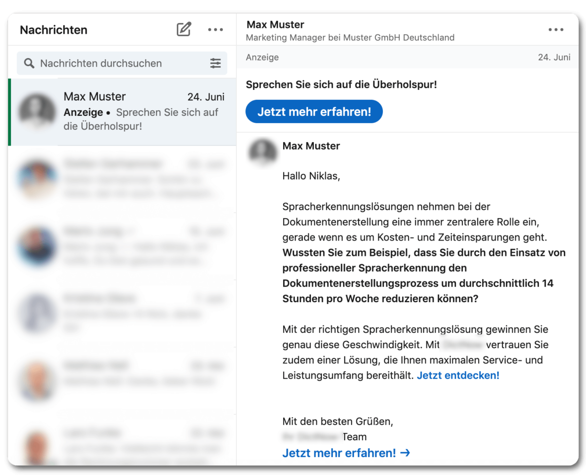 OLG Nürnberg: Inbox-Ads sind kein Spam (BGH-Update: Doch!)